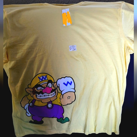 Nintendo | Shirts | Wario Tshirt Official Nintendo Licensed Product ...
